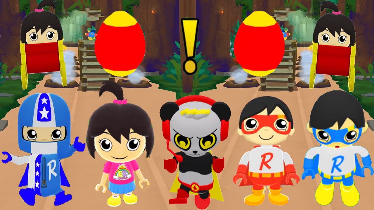 TAG WITH RYAN RED TITAN VS BLUE TIITAN VS KATE RYAN GIRL VS DAREDEVIL ...