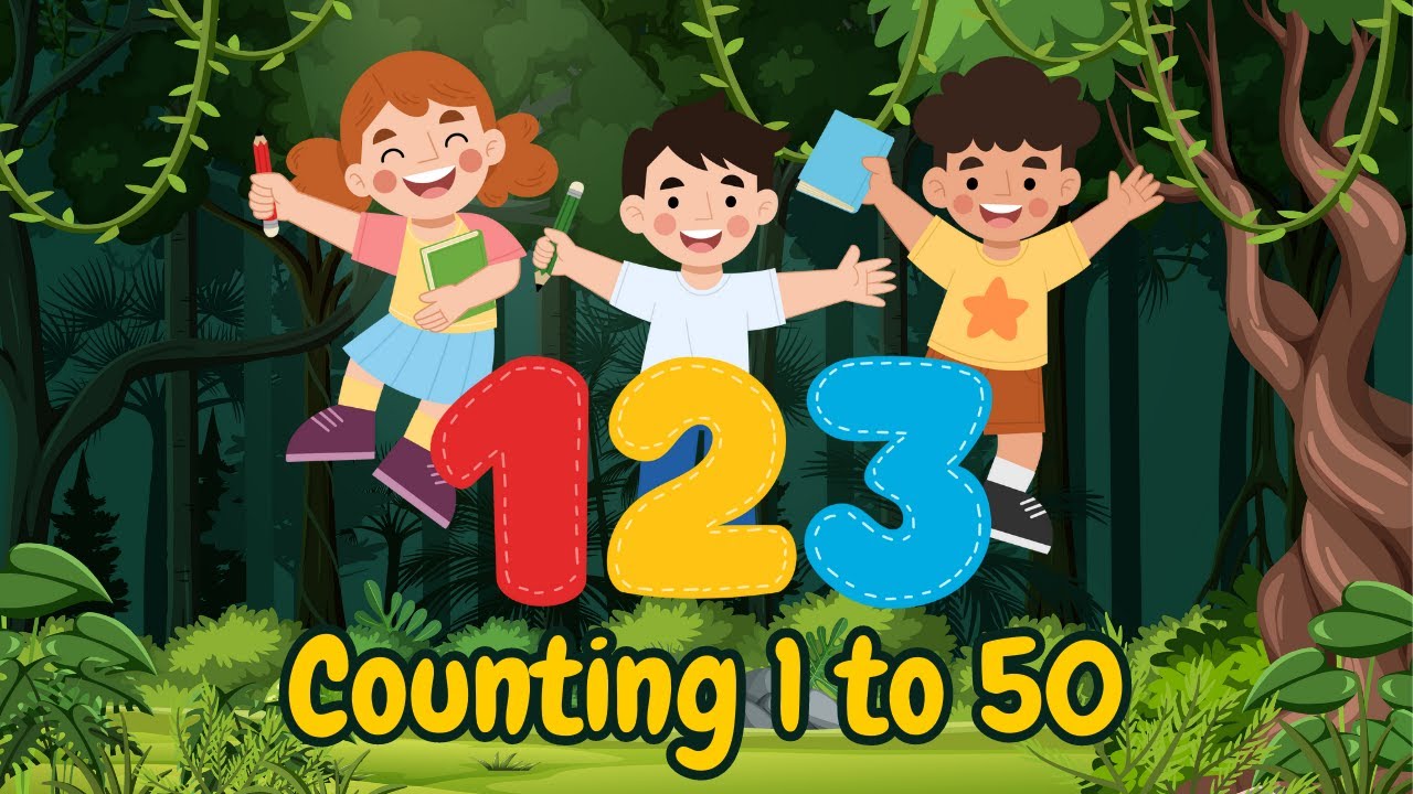 Learn to Count From 1 to 50 - Learn Counting - Counting for Kids - 1 to ...