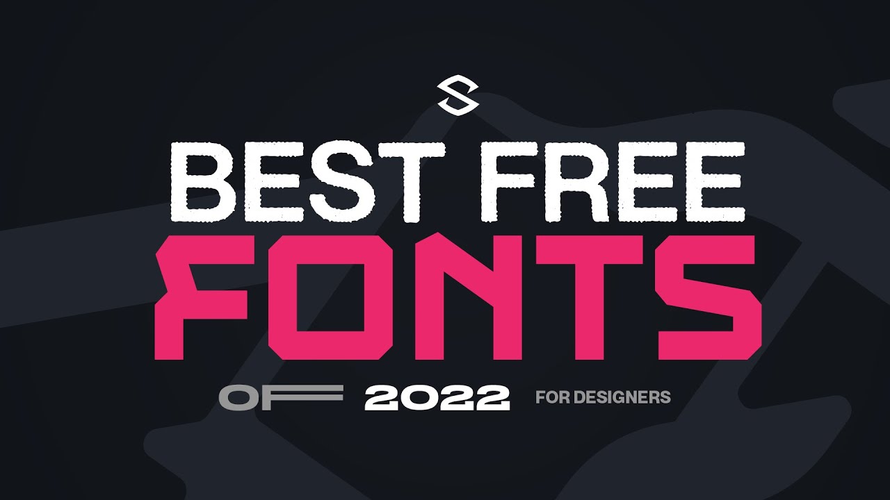 BEST Free Fonts for Designers (2022) - YouTube