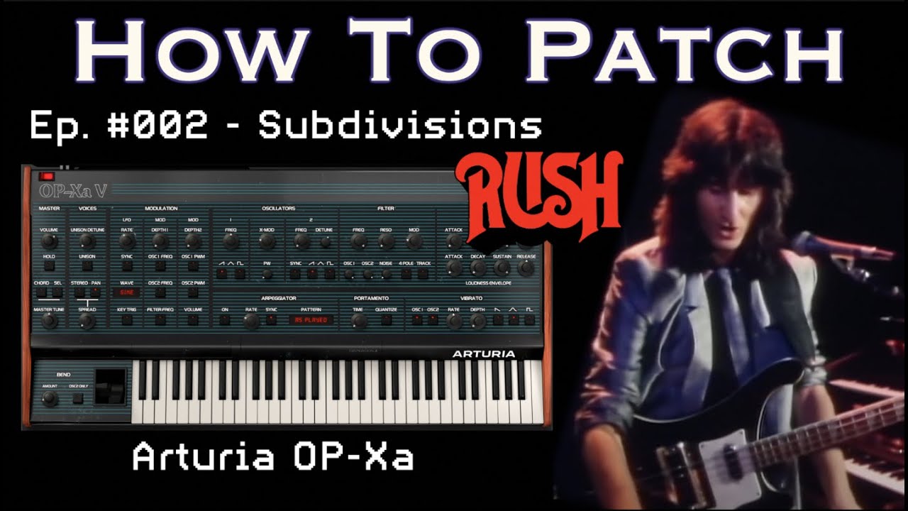 Recreating the synth sound from Rush - Subdivisions - YouTube