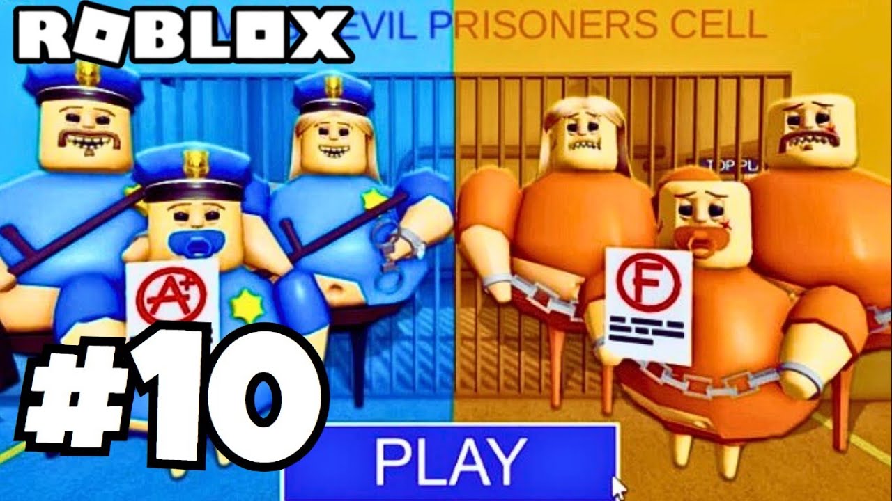 ROBLOX - 10 : Police VS Criminal Barry’s Prison Run | Gameplay ...