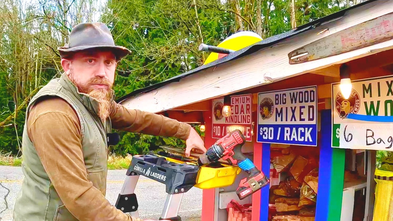 The Ultimate Firewood Stand Glow-Up!🔥 - YouTube