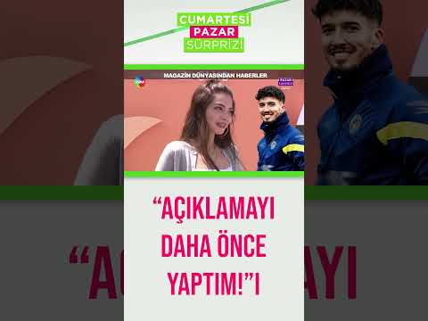 Melisa Aslı Pamuk, futbolcu Altay Bayındır'la çıkan aşk iddialarına ne yanıt verdi? | #shorts