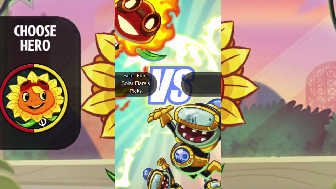 Plants vs. Zombies: Heroes Solar Flare Hero Gameplay Mission 5 - YouTube