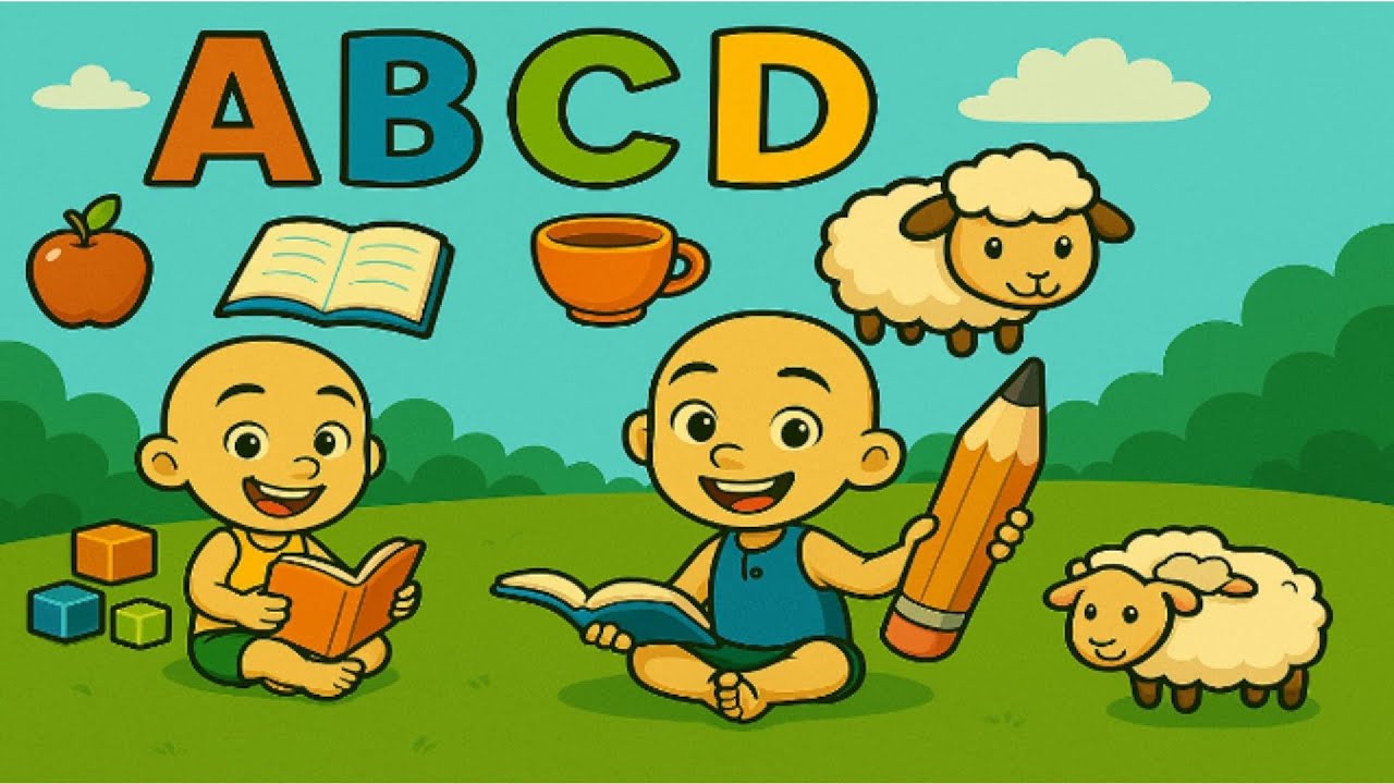 Belajar Mengenal Huruf ABC Dan Benda - Belajar Huruf | Belajar Alfabet ...