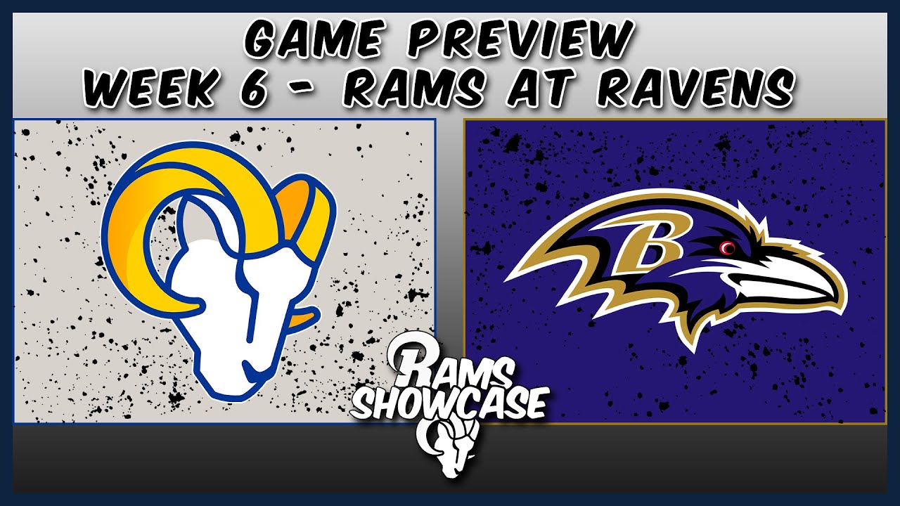 Rams at Ravens Game Preview - Week 6 | Rams Showcase - YouTube