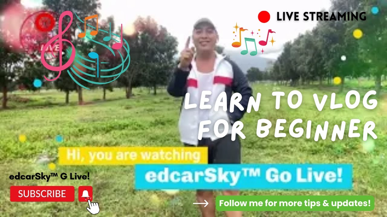 edcarSky™️ Go Live! is a beginner of making vlog intro 😂😂😂 - YouTube