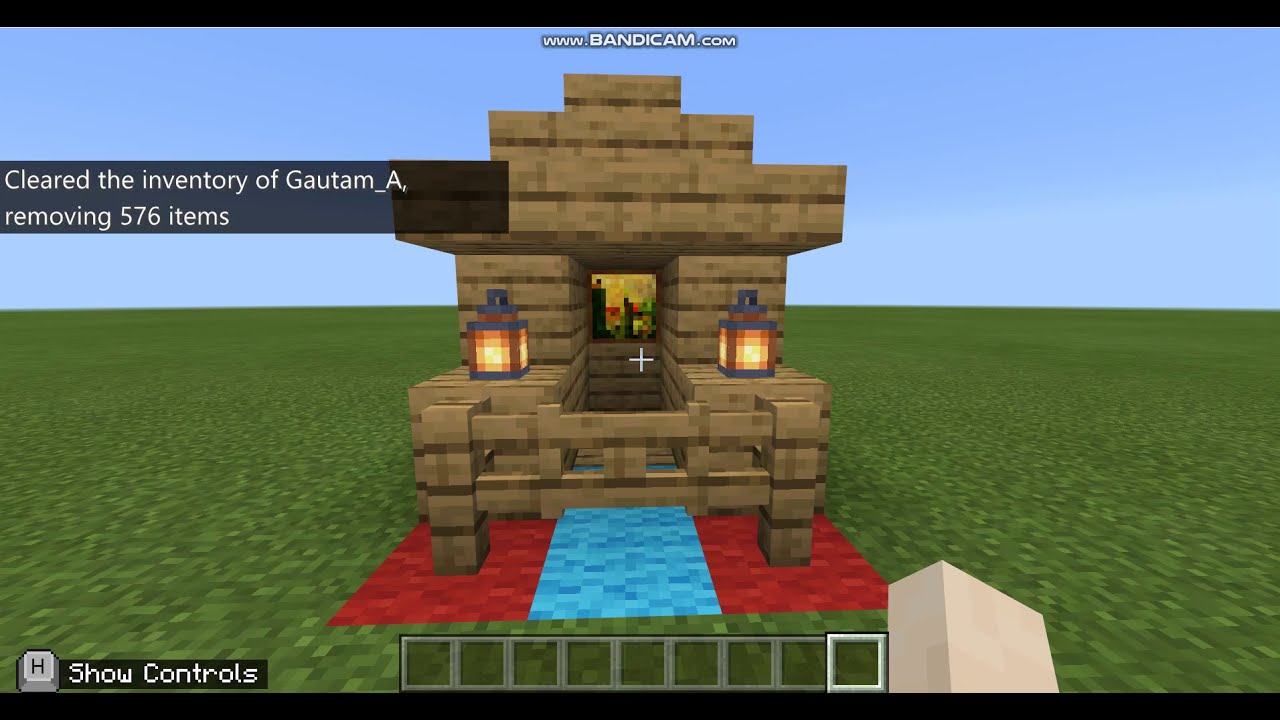 Minecraft 1st tutorial - How to make a Dog house - Minecraft tutorial ...