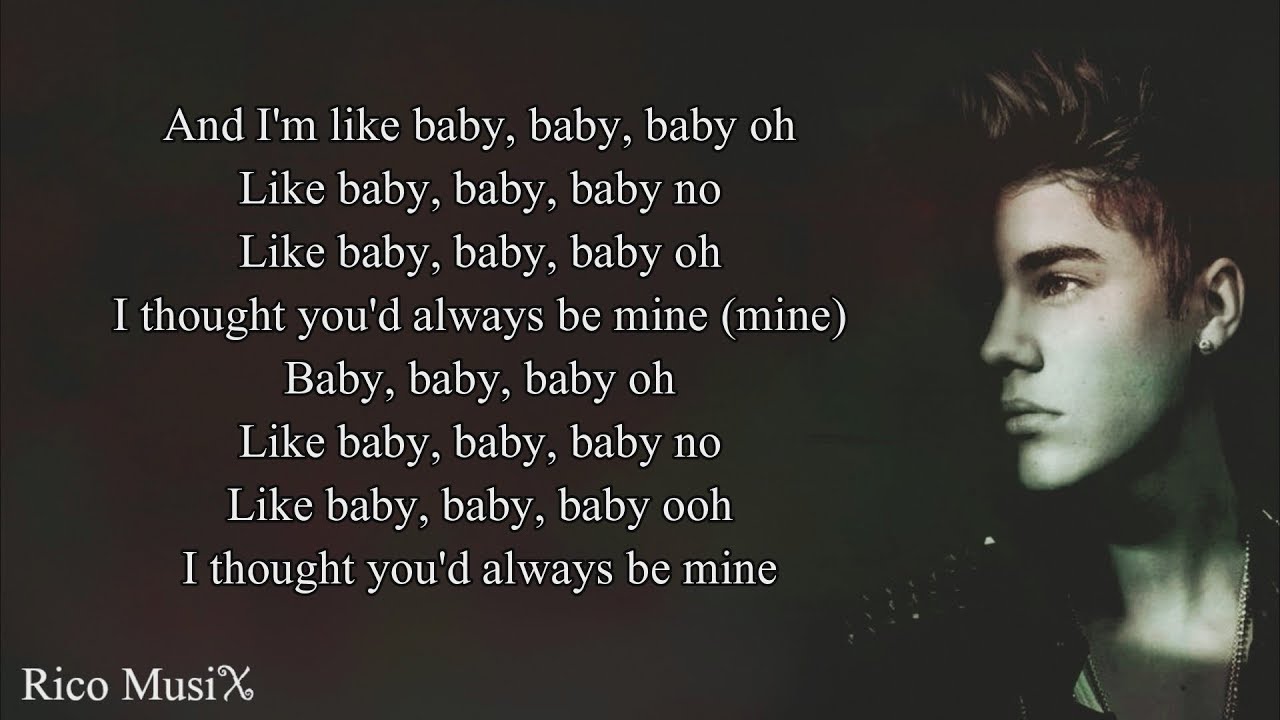 Justin Bieber - Baby ft. Ludacris (Lyrics) - YouTube