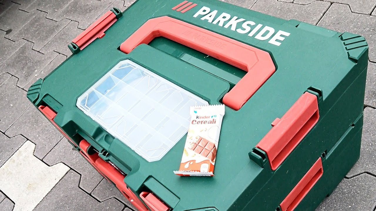 Valigetta Parkside, 1ª uscita in Italia. Comparativa peso con valigette ...