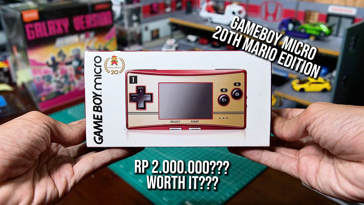 BELI GAMEBOY MICRO MARIO 20TH DI 2025, WORTHKAH? - YouTube