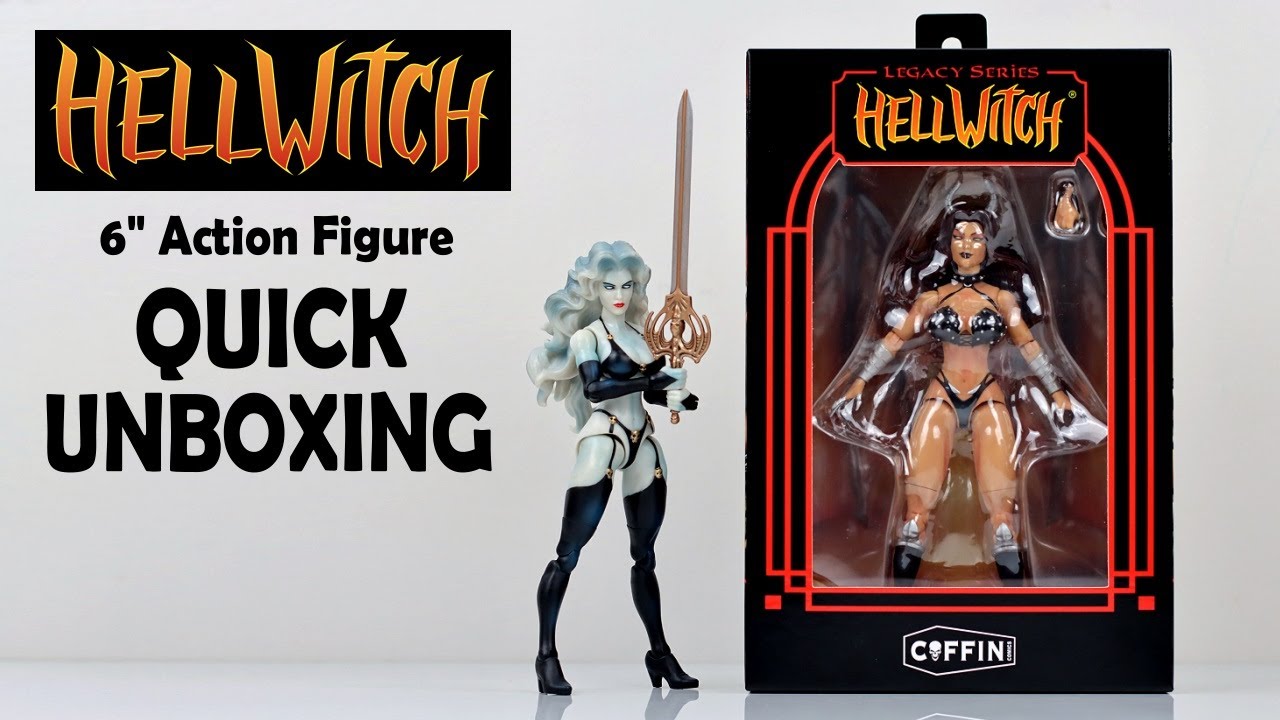 6" HELLWITCH Action Figure - Quick Unboxing - YouTube