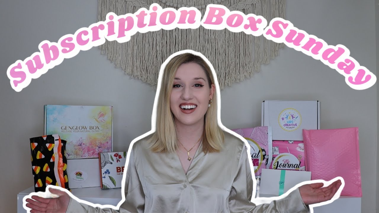 FALL, HALLOWEEN & CHRISTMAS 😍 | Subscription Box Sunday | Vol. 5 ...