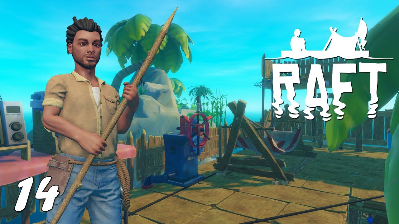 Kampf gegen Olof [Let's Play Raft #14] - YouTube