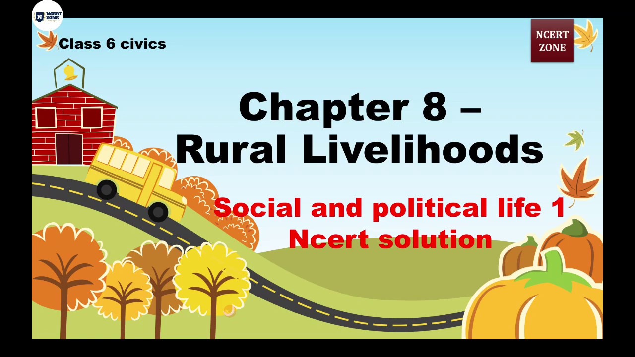 Chapter 8 Rural Livelihoods Ncert Solution Class 6 Civics chapter-8-rural-livelihoods-ncert-solution-class-6-civics
