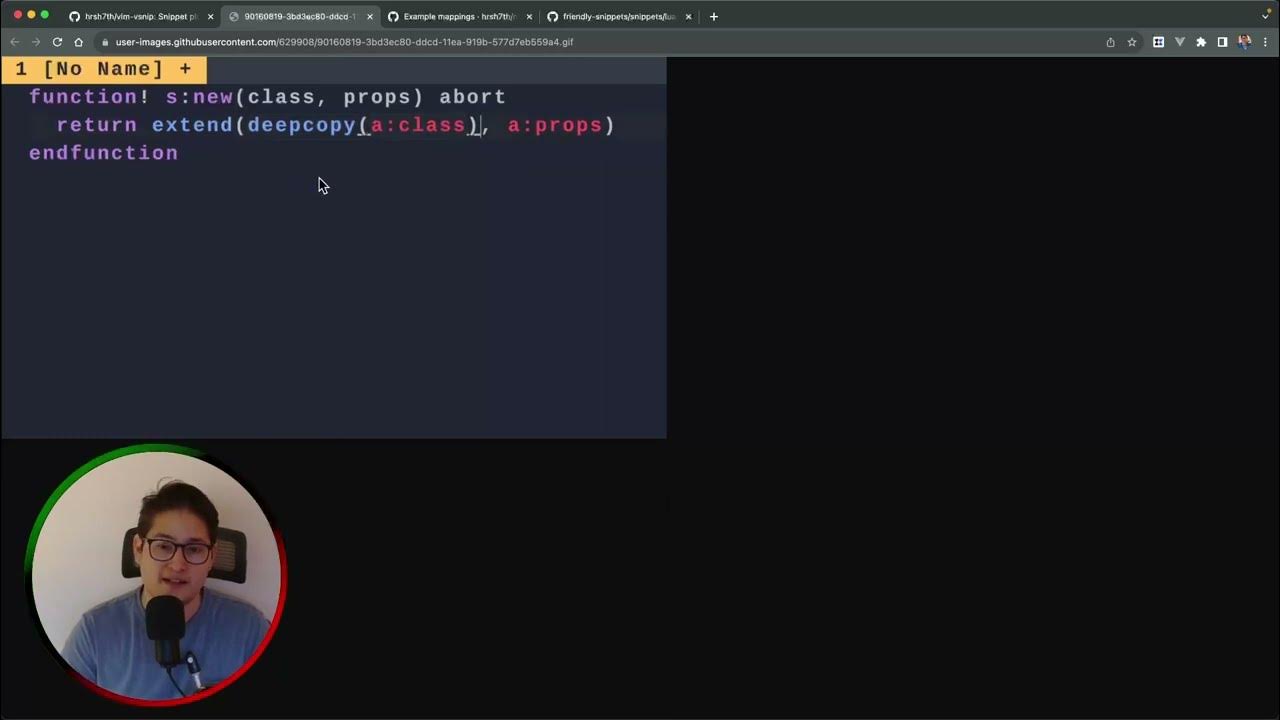 vim-vsnip ︎ - Weekly (Neo)vim Plugin - YouTube
