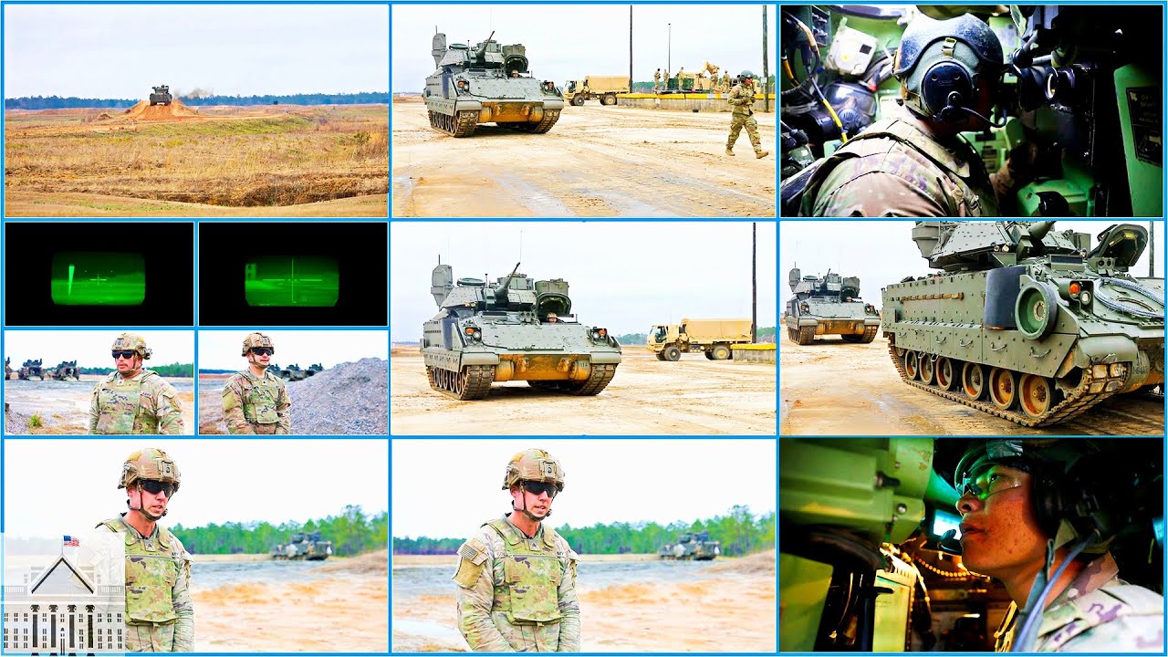 Gunnery Table V at Fort Stewart: Bradley Crews in Action! - YouTube