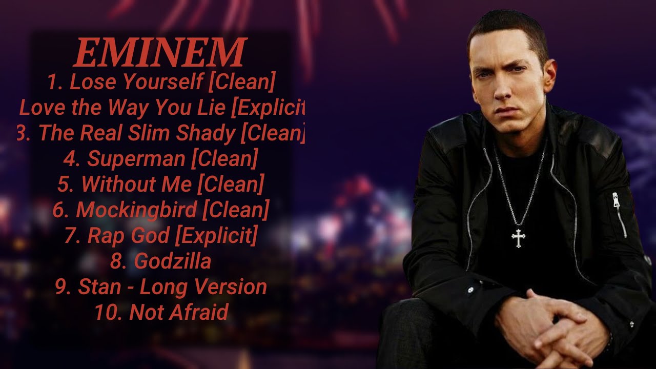 Eminem ~ Greatest Hits 2024 Collection ~ Top 10 Hits Playlist Of All ...