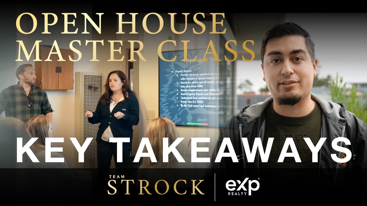 Key takeaway of our Open House Master class hosted by Todd Allen ...