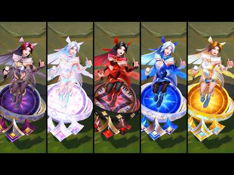 All Heartsong Seraphine Chromas (League of Legends)