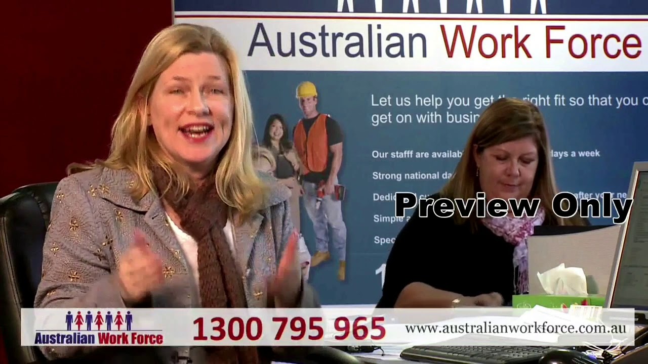 Australian Workforce Jobs - YouTube