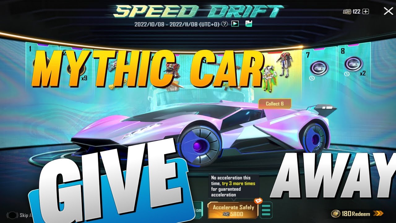 Mythic Car ||Give Away|| To Subscribers |PUBG|🔥BGMI🔥 - YouTube