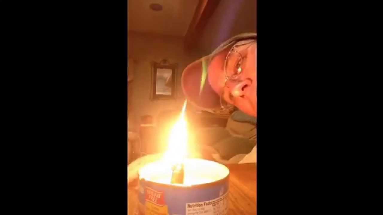 Chicken fat candle, homemade! - YouTube