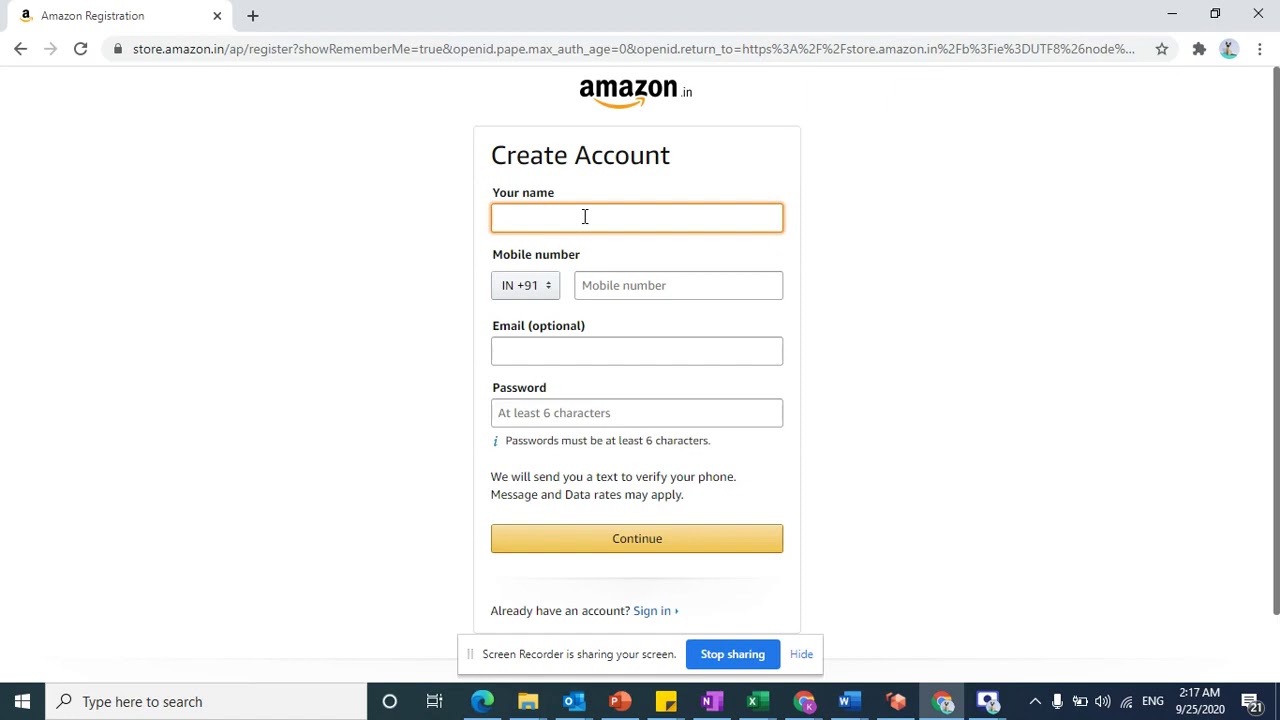 06 Amazon Easy Registering New Customers on Store amazon in - YouTube