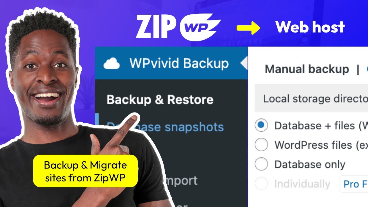 Migrate sites in ZipWP to your web host (5/10) - YouTube