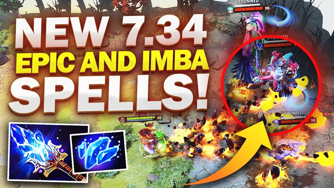 7.34 PATCH UPDATE Dota 2 - NEW IMBA SPELLS! - YouTube