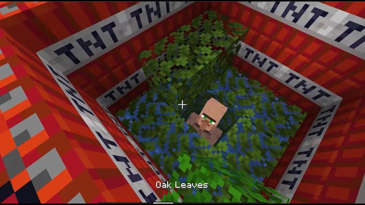 can waterlogged leaves save him minecraft - YouTube