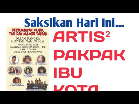 SAKSIKAN ARTIS² PAKPAK, HARI INI di [ APUL BERUTU CHANNEL & IMAPI OFFICIAL ] - YouTube