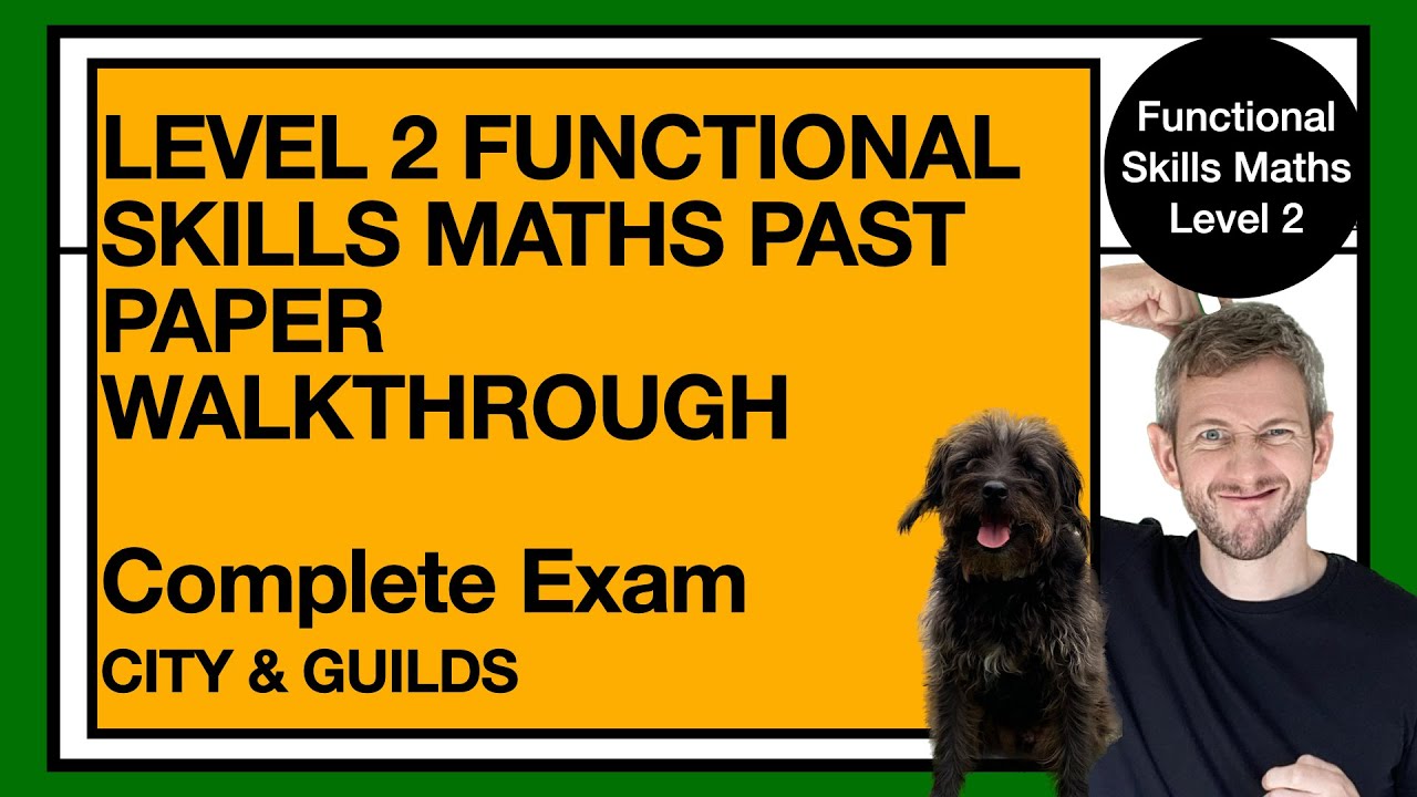 FUNCTIONAL SKILLS LEVEL 2 - City and Guilds Past Paper - LIVE Lesson ...