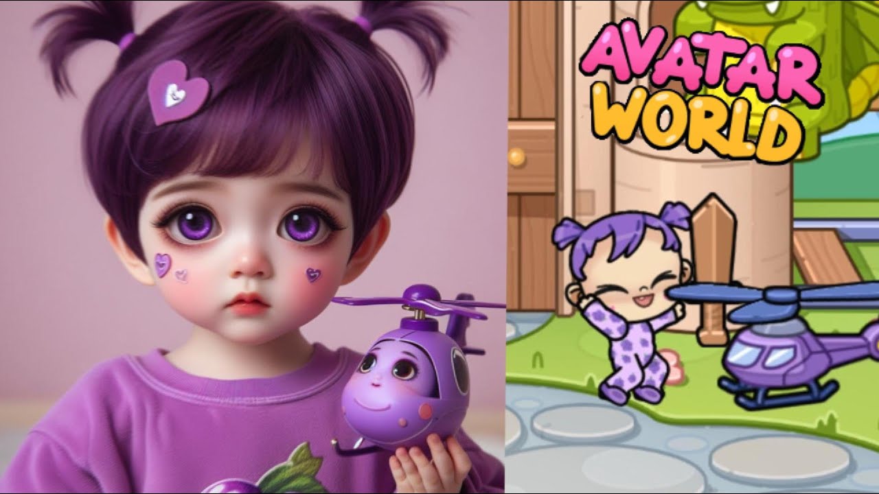 More real toddlers [ Avatar World ] - YouTube