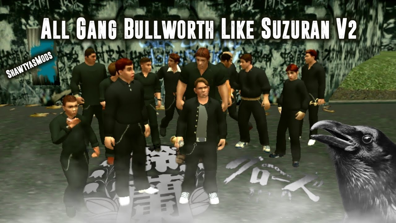 Bully AE - All Gang Student Bullworth Like SUZURAN V2 - YouTube