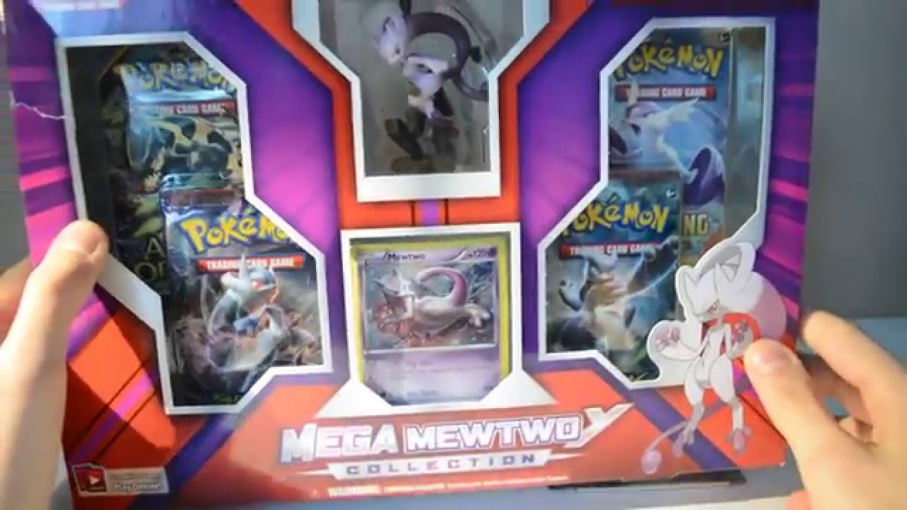 Распаковка Mega Mewtwo Y Collection box! - YouTube