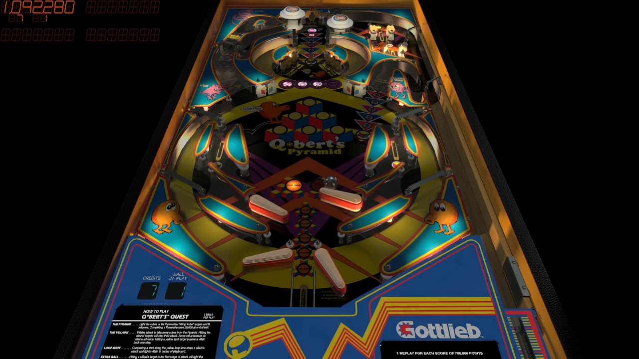 Q Bert's Quest Pinball VPX - YouTube