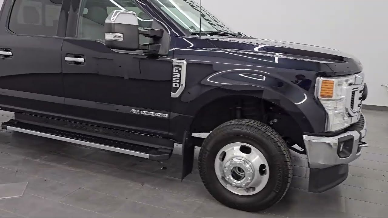 2022 Ford Super Duty F350 DRW Blue Used. walk around for sale in Fond ...