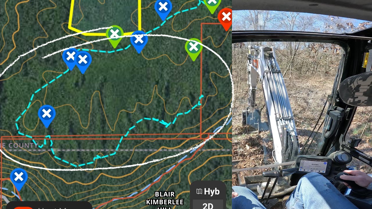 Cutting new ditch crossings (aka ditch 'Ford') & Finishing a perimter ...