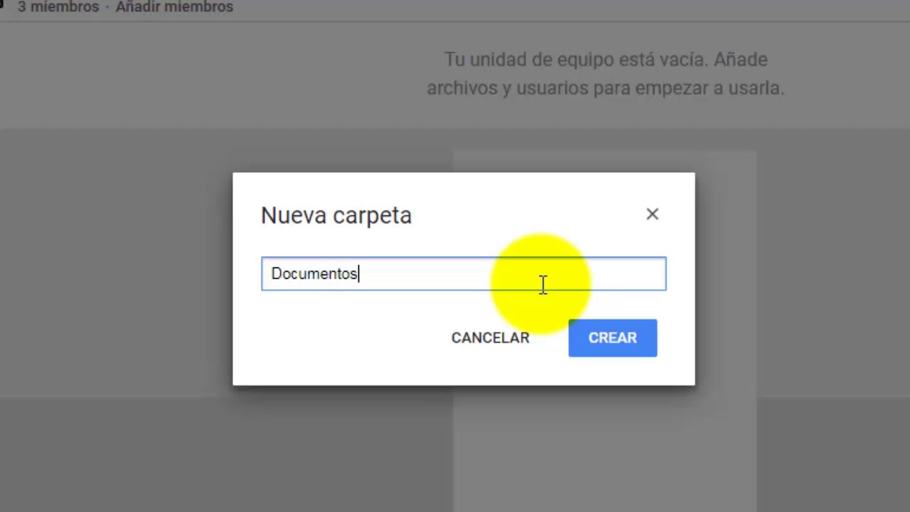 Cómo usar Unidades de Equipo (Team Drives) de Google Drive - YouTube