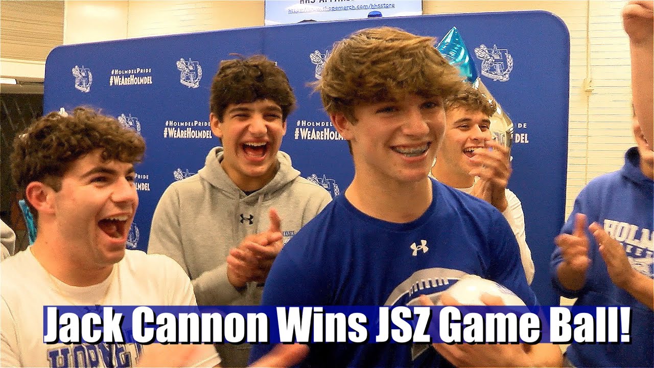 Jack Cannon | Holmdel QB | JSZ Week 7 Game Ball Winner - YouTube
