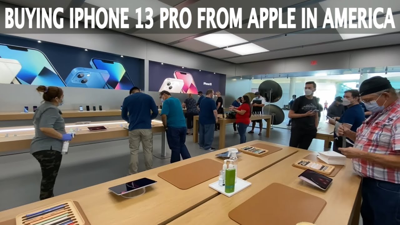 BUYING IPHONE 13 FROM APPLE IN AMERICA - YouTube