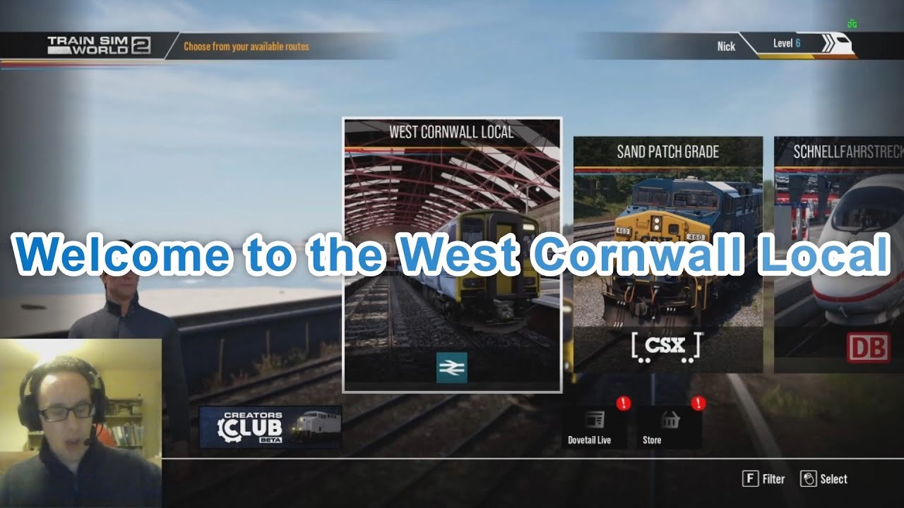 Train Sim World 2 - West Cornwall Local - A Cornish Circle (0n Epic ...