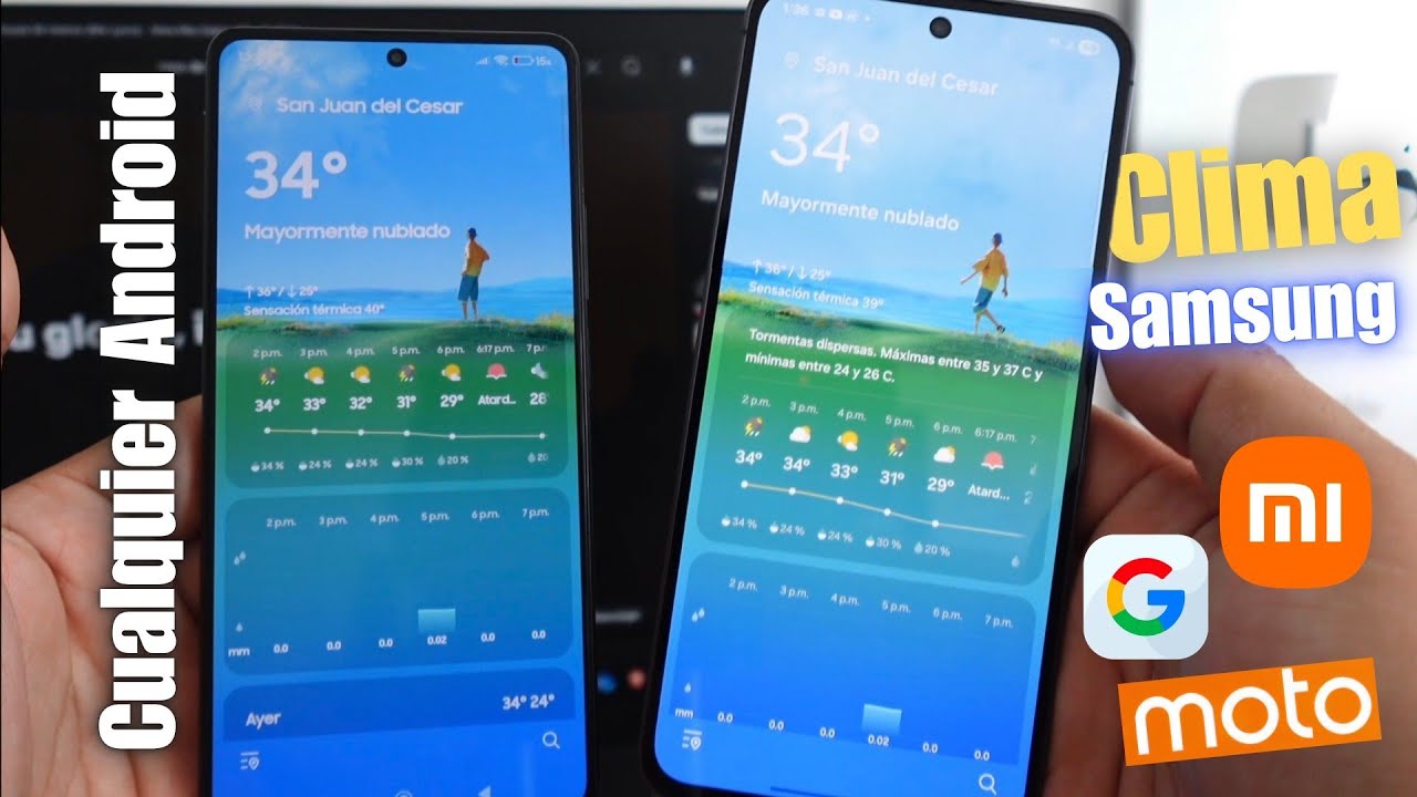 DESCARGAR E INSTALAR la aplicación de CLIMA Samsung OneUI 8 en cualquier Android - YouTube