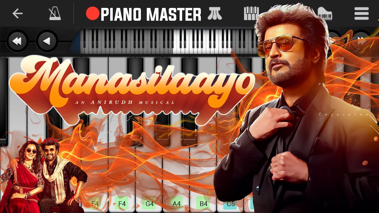 Manasilaayo Vettaiyan Song Easy Piano Tutorial - YouTube