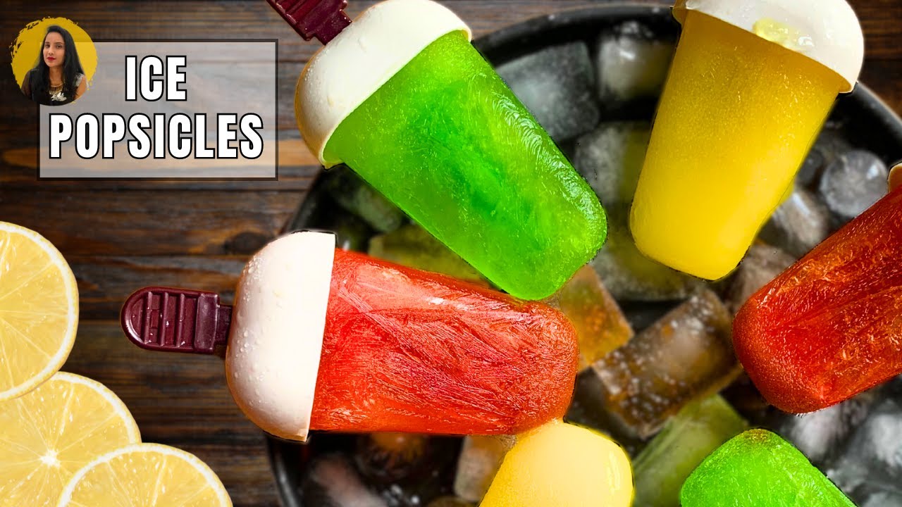 3 Fruit Popsicle Recipe | Popsicle Recipes | Fruit Ice Lollies | How To ...
