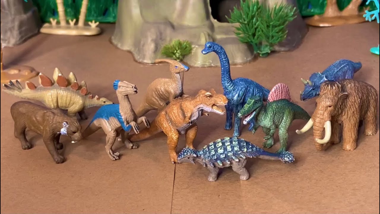Mojo Mini Prehistoric Collection - YouTube