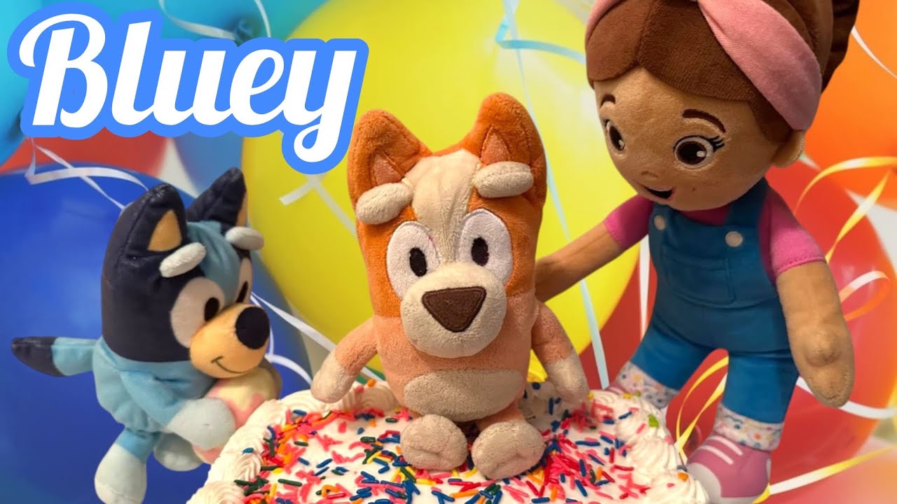 Bluey and Ms Rachel Adventures Smash Cake 🎂 - YouTube