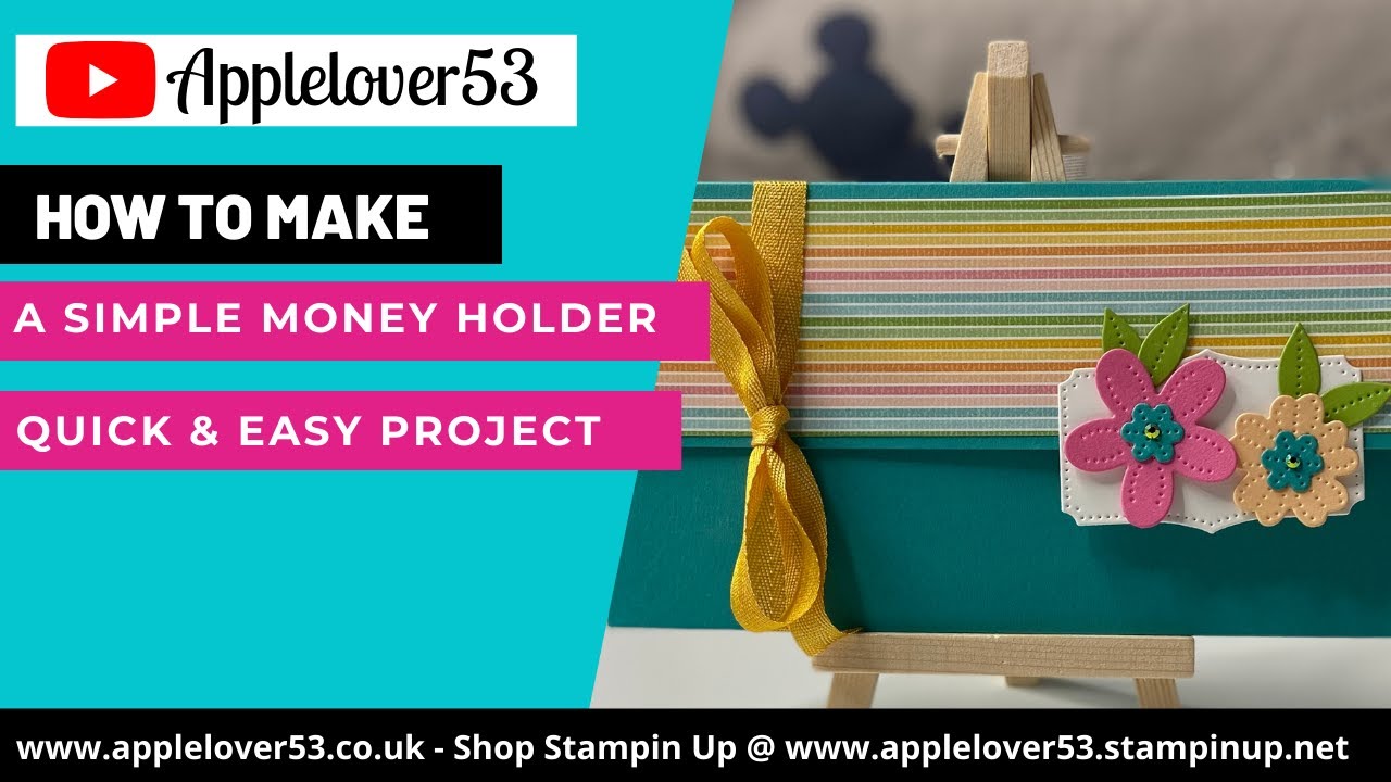 How To Make A Quick & Simple Gift Money Holder - YouTube