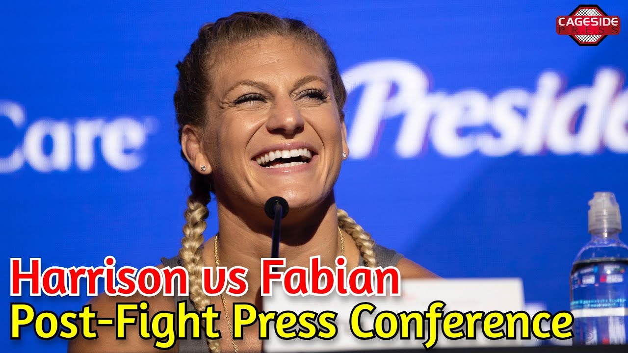 Harrison vs Fabian Post-Fight Press Conference | PFL Playoffs - YouTube